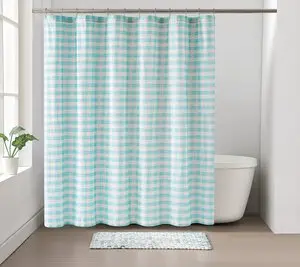 SCOUT Barnaby Checkham 72x72 Shower Curtain - One-color