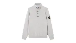 Stone Island Lambswool Half Zip Jumper