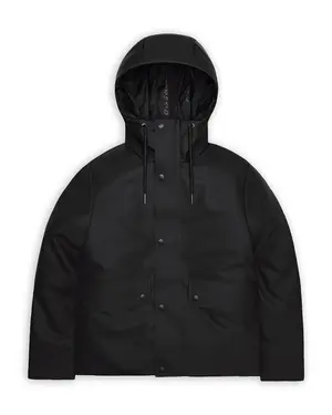 Rains Nome Short Parka Jacket - Black