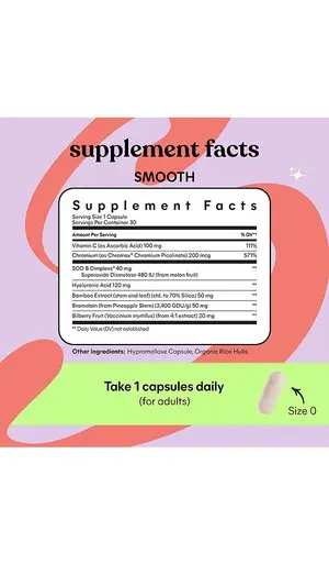 LEMME Smooth, Cellulite Support & Skin Smoothing Capsules