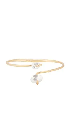 Cult Gaia Marais Choker - Brushed Brass