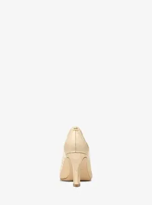 Michael Kors Darrah Crackled Metallic Leather Pump - Gold