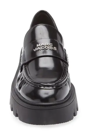Marc Jacobs The Frankie Lug Sole Loafer - Black
