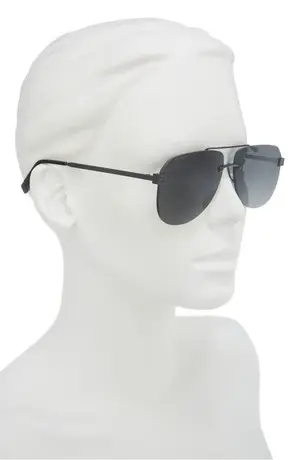Fendi 61mm Polarized Pilot Sunglasses