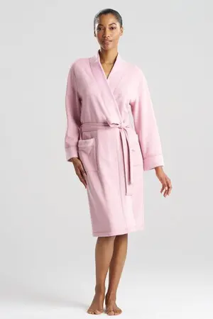 Natori Nova Cozy Brushed Knit Dream Robe - Neutral