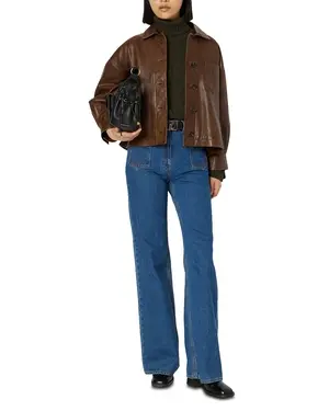 Gerard Darel Nicole Leather Jacket