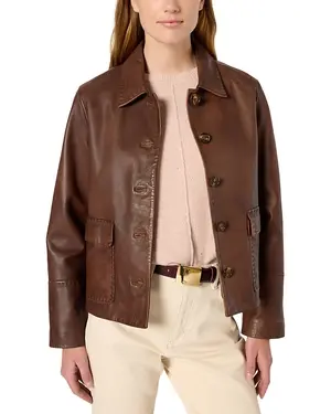Gerard Darel Leather Jackets For Women