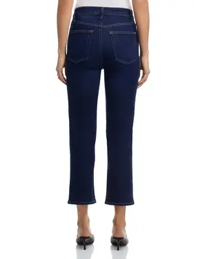 FRAME Pixie Le Sleek Straight High Rise Jeans - Fairway