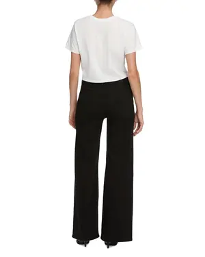 FRAME Pixie Le Slim High-rise Palazzo Jeans