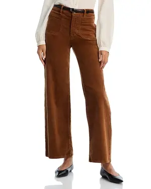 FRAME Le Slim Palazzo Mode Corduroy Jeans - Maple Brow