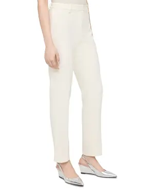 Theory Treeca Slim Pants - Rice