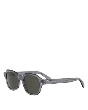 Celine 3 Dots Hd Square Sunglasses - Gret/smoke