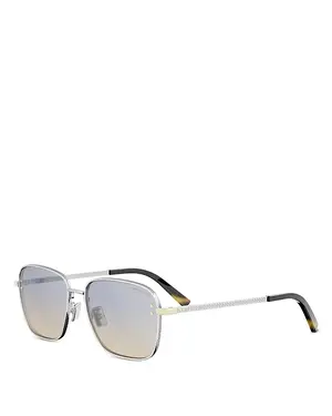 Dior Geometric Sunglasses - Silver/gradient