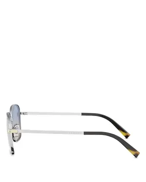 Dior Geometric Sunglasses - Silver/gradient