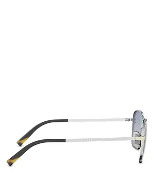 Dior Geometric Sunglasses - Silver/gradient