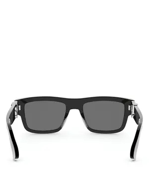 Dior Oblique S3i Rectangle Sunglasses - Black/smoke