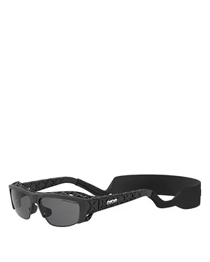 Dior Dior3d S4i Geometric Sunglasses, 60mm - Black/smoke