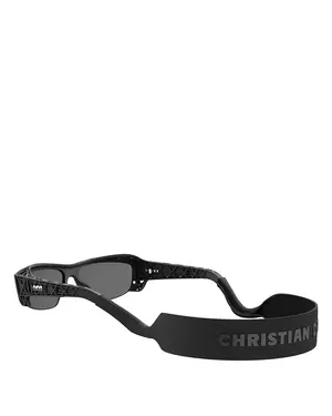 Dior Dior3d S4i Geometric Sunglasses, 60mm - Black/smoke