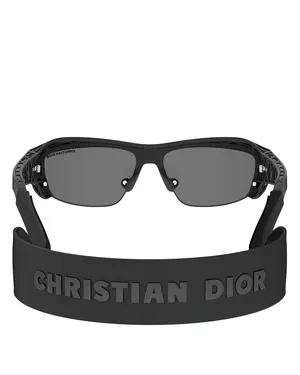 Dior Dior3d S4i Geometric Sunglasses, 60mm - Black/smoke