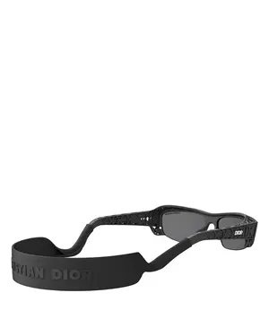 Dior Dior3d S4i Geometric Sunglasses, 60mm - Black/smoke