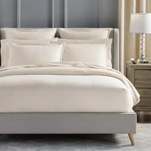 HUDSON PARK COLLECTION Italian Percale Solid King Sham Set Exclusive - Vanilla Sky