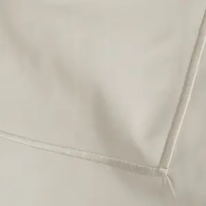 HUDSON PARK COLLECTION Italian Percale Solid Duvet Cover, Full Queen Exclusive - Beige
