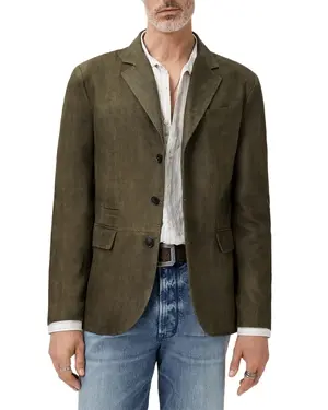 John Varvatos Rind Leather Blazer