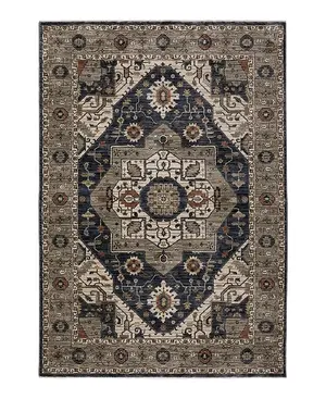 ORIENTAL WEAVERS Eliana Eli07 Area Rug, 5'3x7'6 - Brown