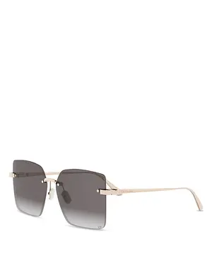 Dior Cdior S3u Square Sunglasses - Rose/gradient Smoke