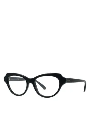 Loewe 52mm Geometric Eyeglasses Black