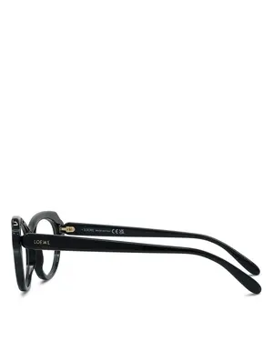 Loewe 52mm Geometric Eyeglasses - Black