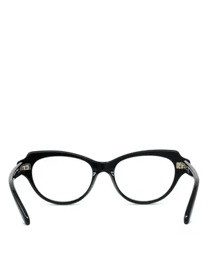 Loewe 52mm Geometric Eyeglasses - Black
