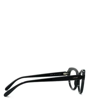 Loewe 52mm Geometric Eyeglasses - Black