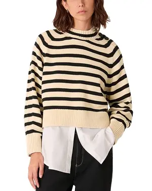 Whistles Striped Sweaters For Women