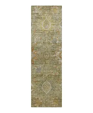 DALYN RUG COMPANY Silk Road Sr9 Runner Area Rug, 2'3x7'6 - Moss/ Sage