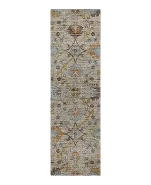 DALYN RUG COMPANY Silk Road Sr1 Runner Area Rug, 2'3x7'6 - Beige/blue