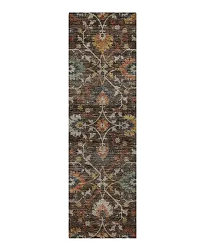 DALYN RUG COMPANY Silk Road Sr4 Runner Area Rug, 2'3x7'6 - Chocolate