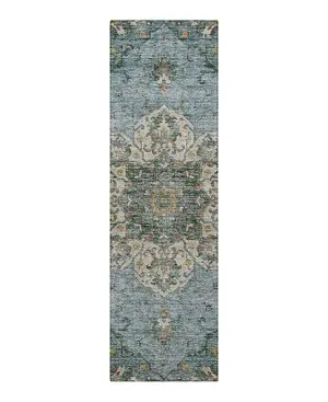 DALYN RUG COMPANY Silk Road Sr6 Runner Area Rug, 2'3x7'6 - Blue/ivory