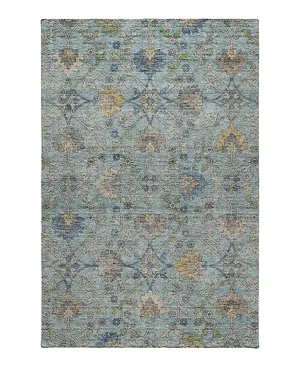 DALYN RUG COMPANY Silk Road Sr1 Area Rug, 5'0x7'6 - Blue/denim