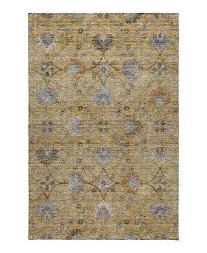 DALYN RUG COMPANY Silk Road Sr1 Area Rug, 5'0x7'6 - Gold/ Gray