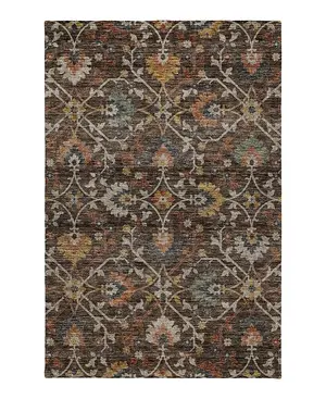 DALYN RUG COMPANY Silk Road Sr4 Area Rug, 5'0x7'6 - Chocolate
