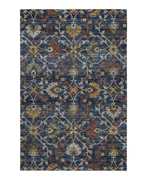 DALYN RUG COMPANY Silk Road Sr4 Area Rug, 5'0x7'6 - Navy