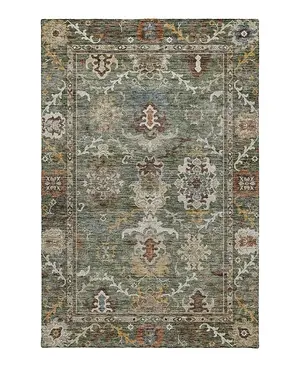DALYN RUG COMPANY Silk Road Sr8 Area Rug, 6'6x9'6 Sage/brown