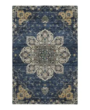 DALYN RUG COMPANY Silk Road Sr6 Area Rug, 5'0x7'6 - Navy