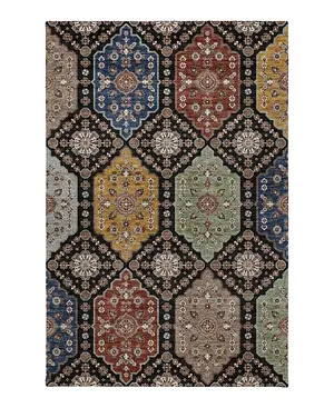 DALYN RUG COMPANY Silk Road Sr7 Area Rug, 9'0x12'0 - Black