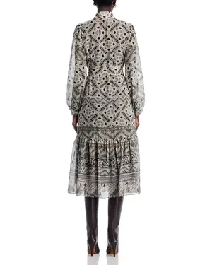 Kobi Halperin Flint Printed Midi Dress