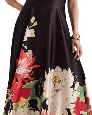 PHASE EIGHT Cheryl Printed Midi Dress