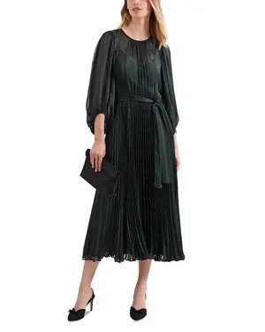 Phase Eight Phase Eight Lucie Pleat Dress Green Size 12