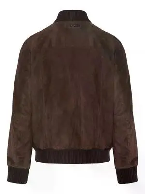 Paul & Shark Suede Bomber Jacket