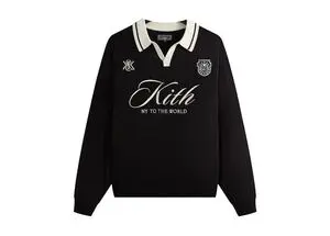 Kith Rugby Pullover Sweater - Black